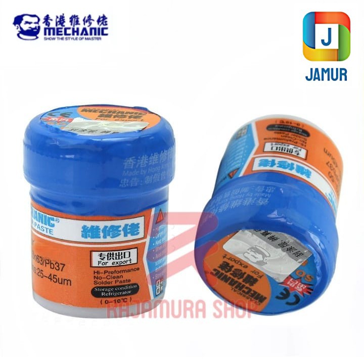 Jual TIMAH PASTA MECHANIC OC TIMAH CAIR TIMAH SOLDER PASTA SOLDER ...