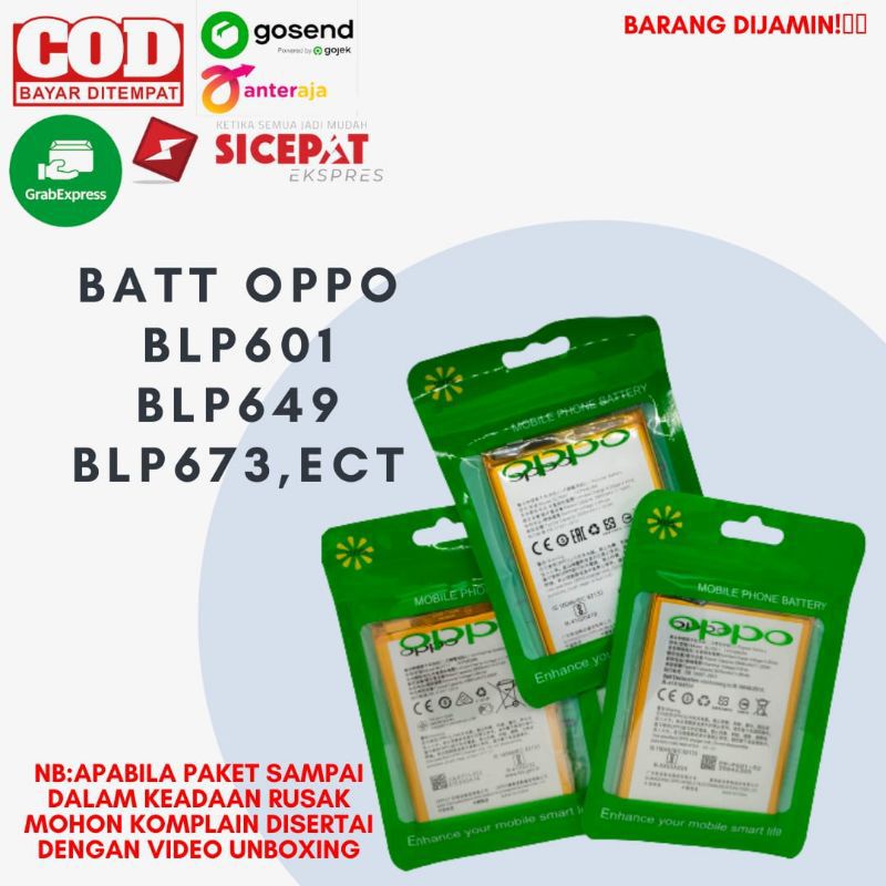 Jual Battery Original OPPO F9 ( BLP 681 ) | Shopee Indonesia