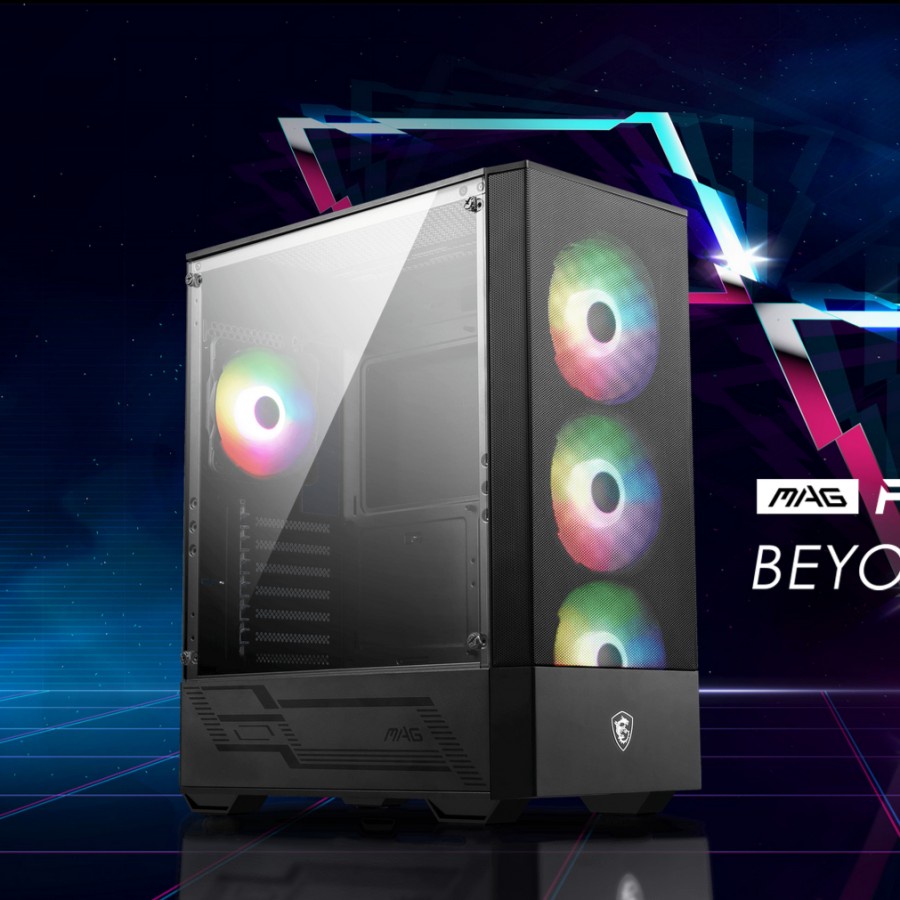 Jual MSI MAG FORGE 112R ARGB TEMPERED GLASS MID TOWER PC CASE CASING ...