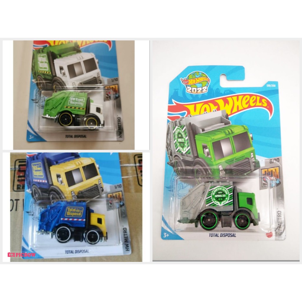 Jual Diecast Hot Wheels MATCHBOX GARBAGE KING MBX TOTAL DISPOSAL Kuning ...