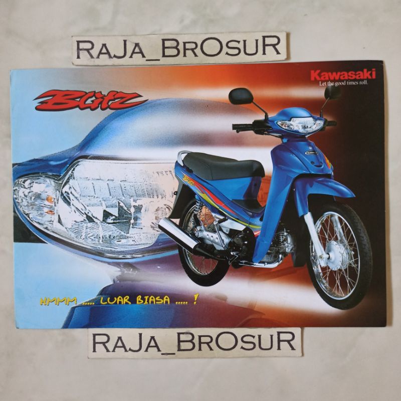 Jual Poster brosur katalog leaflet jadul lawas Kawasaki Blitz 2002 | Shopee Indonesia