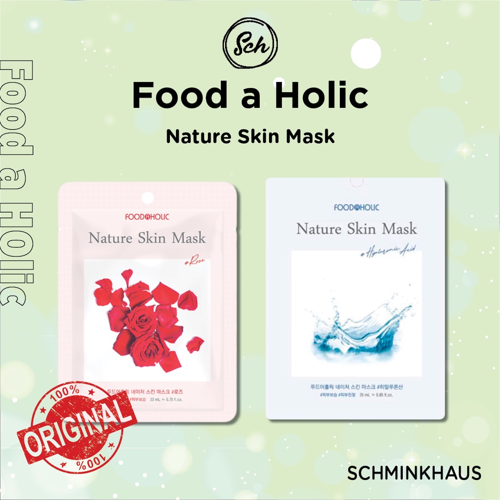 Jual FOOD A HOLIC Nature Skin Mask 1EA | Shopee Indonesia