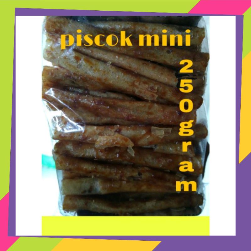 Jual PISCOK MINI 250 GRAM JAJANAN/CEMILAN KEKINIAN KHAS CIAMIS | Shopee ...
