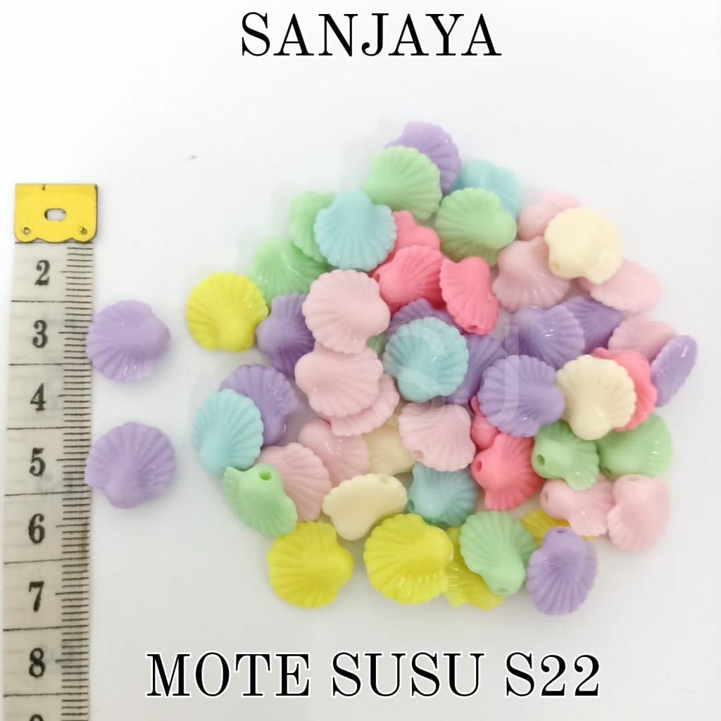 Jual Mote Susu / Manik Susu / Manik Pastel / Mote Doff Bahan Akrilik Untuk Kerajinan Diy / Mote ...
