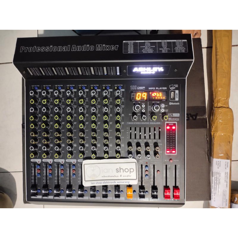 Jual Mixer Audio Ashley Hero8 Hero 8 Hero-8 Original 8 Chanel Efek ...