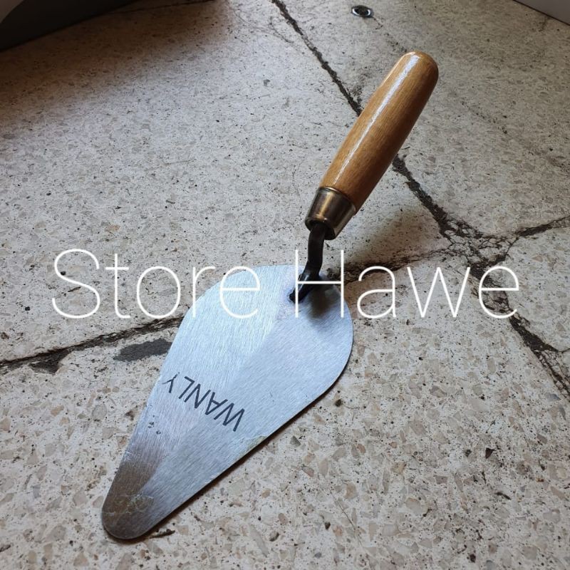 Jual Cetok Semen Gagang Kayu Wanly/Sendok Semen/Cetok Kayu | Shopee ...