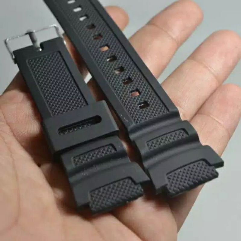 Jual TALI STRAP RUBBER JAM TANGAN CASIO AE-1000 AE-1100 W-S200H W-S210H ...