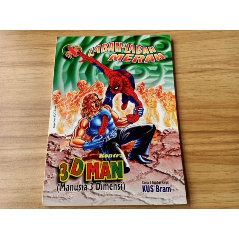 Jual Komik Labah Labah Merah Manusia 3D, karya Kus Br | Shopee Indonesia