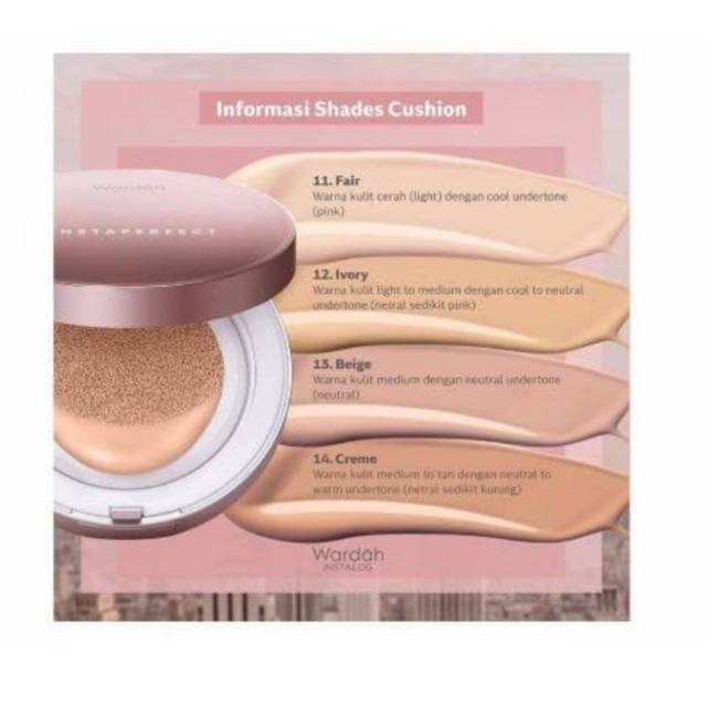Jual REFILL BB CUSHION INSTAPERFECT WARDAH | Shopee Indonesia