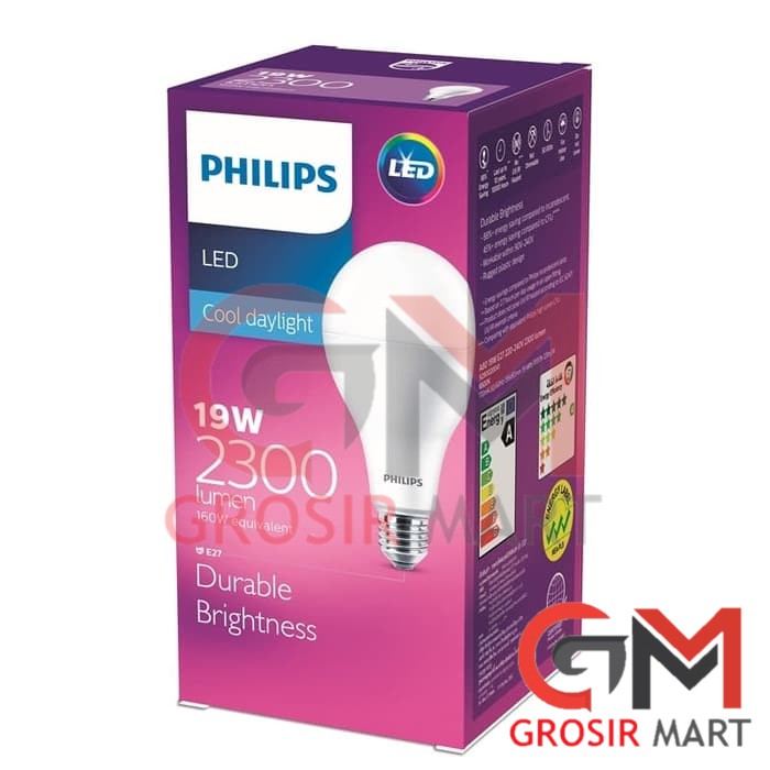 Jual Philips LED Bulb 19W Putih (Lampu LEDBulb 19 W Watt) Original ...