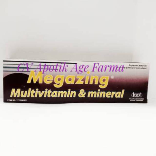 Jual Megazing Caplet isi 50 (Lapi) | Shopee Indonesia