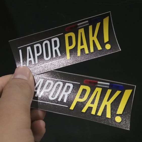 Jual STIKER LAPOR PAK | Shopee Indonesia