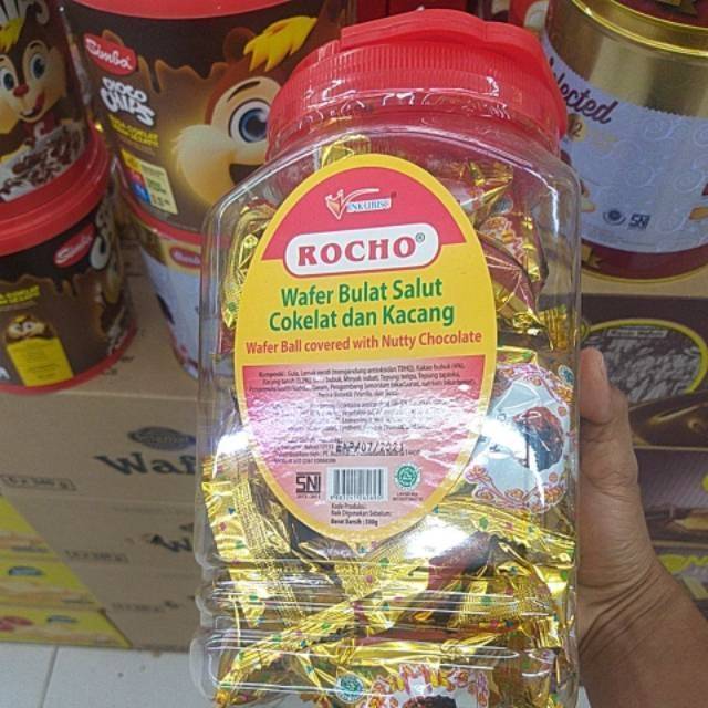 Jual Rocho Wafer Bola Coklat Kacang 300 gram Promo Ramadhan / Special ...