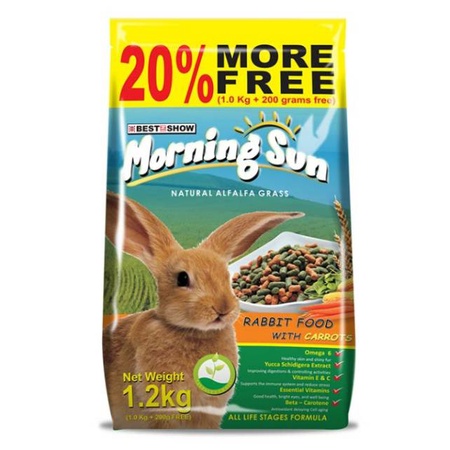 Jual MINIPETS 200GR REPACK Morning Sun Baby Rabbit Small Bites, Morning ...