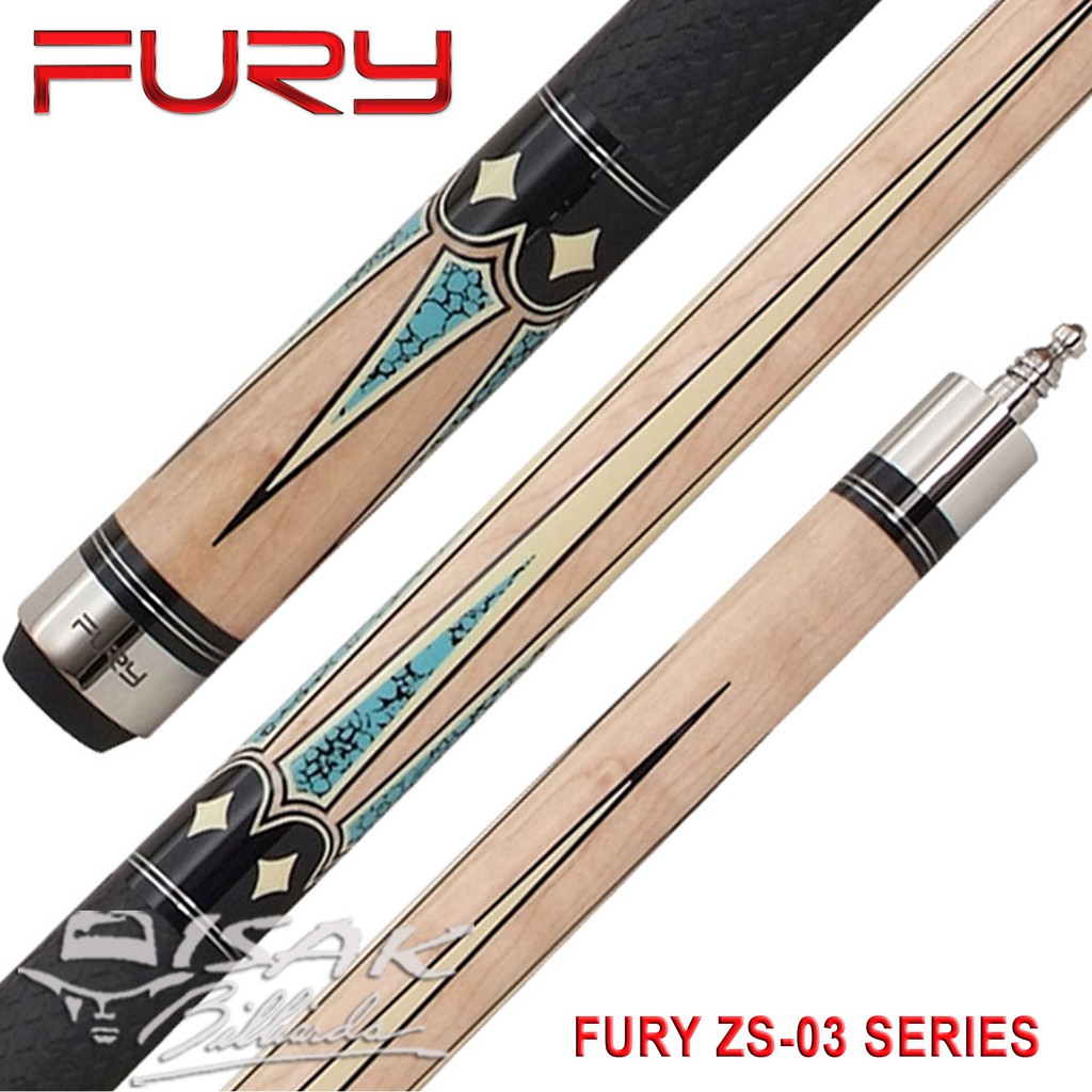 Jual Fury ZS-03 Overlay Series - Billiard Pool Cue Stick - Stik Biliar ...