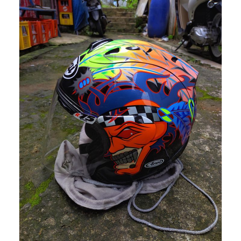 Jual TSR arai ram 4 russel | Shopee Indonesia