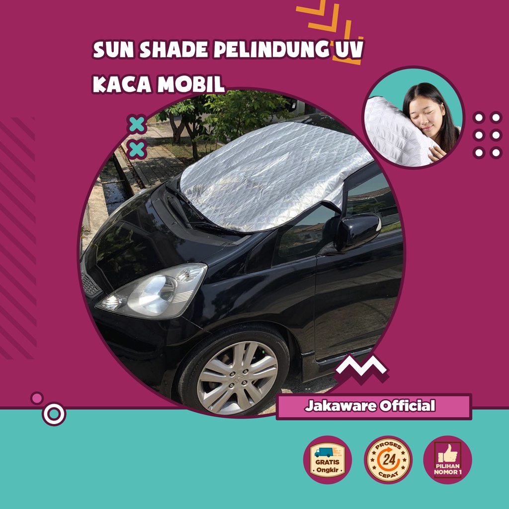 Jual SUN SHADE PELINDUNG UV KACA MOBIL DEPAN COVER ANTI PANAS SILAU ...