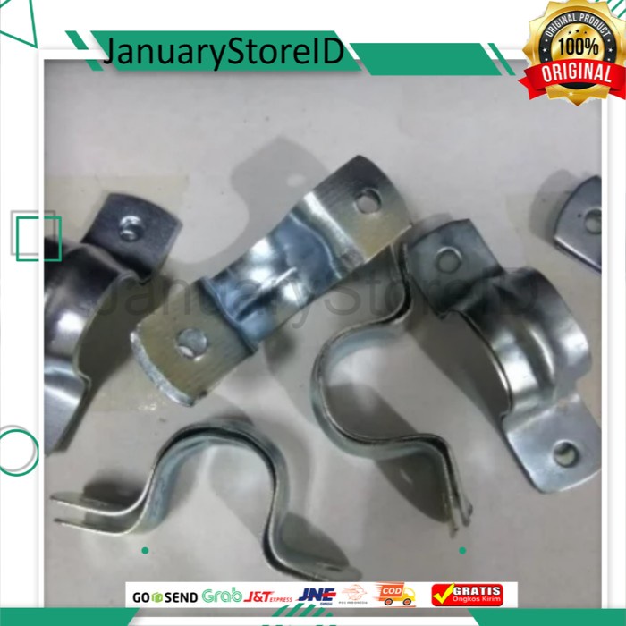 Jual KLEM CLAMP PIPA CONDUIT GALVANIS 1/2" 16mm | Shopee Indonesia