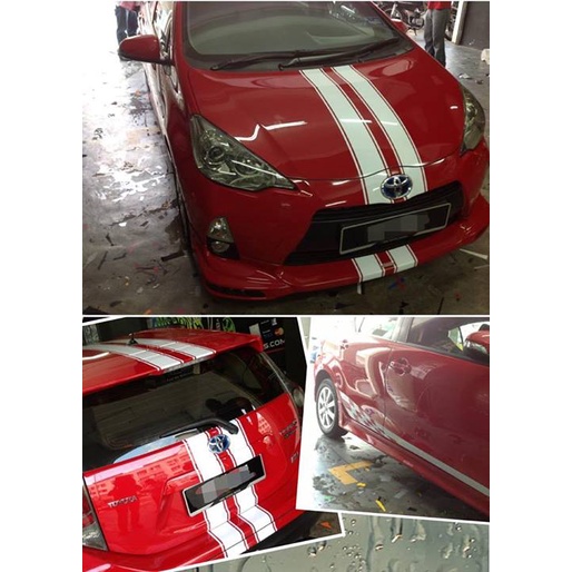Jual Sticker Lis Mobil Garis Tengah Kap Atap Bagasi | Shopee Indonesia
