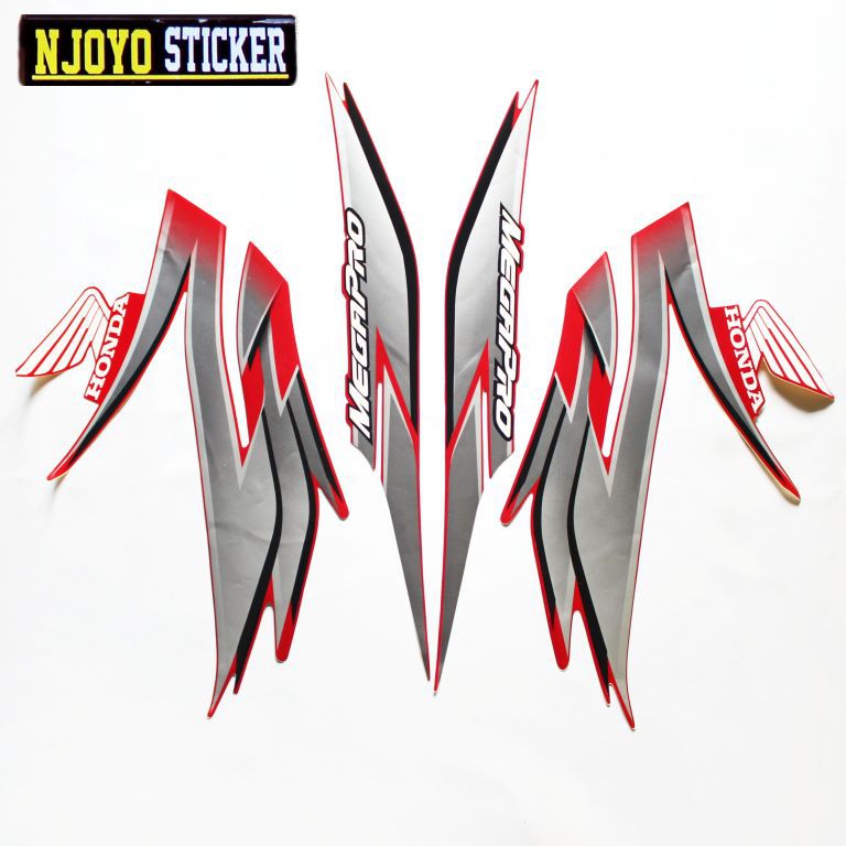 Jual STIKER STRIPING MEGA PRO PRIMUS 2009 MERAH | Shopee Indonesia