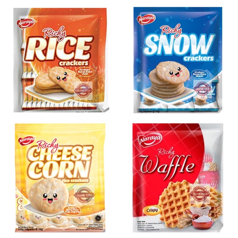 Jual NARAYA Richy Rice Crackers | NARAYA Richy Snow Crackers / NARAYA ...