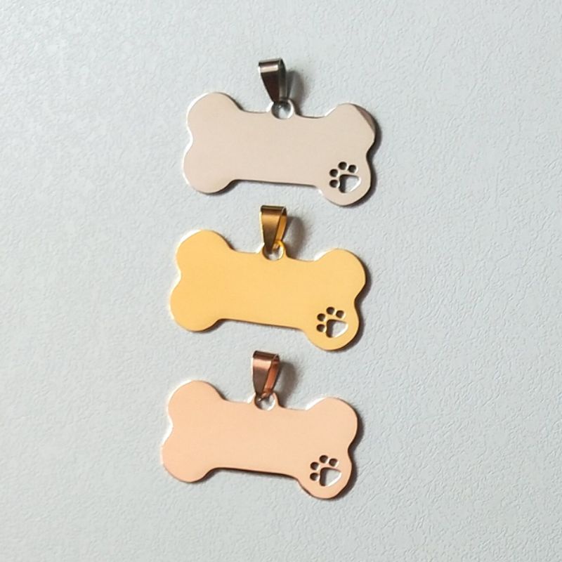 Jual Pet Name Tag - custom pendant bandul nama anjing kucing bahan ...