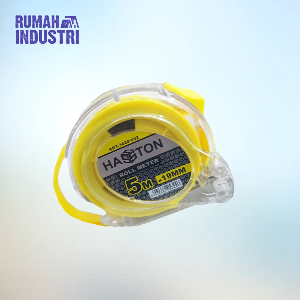 Jual TAHAN BANTING! Meteran Roll Transparan Hasston Prohex 5 Meter ...