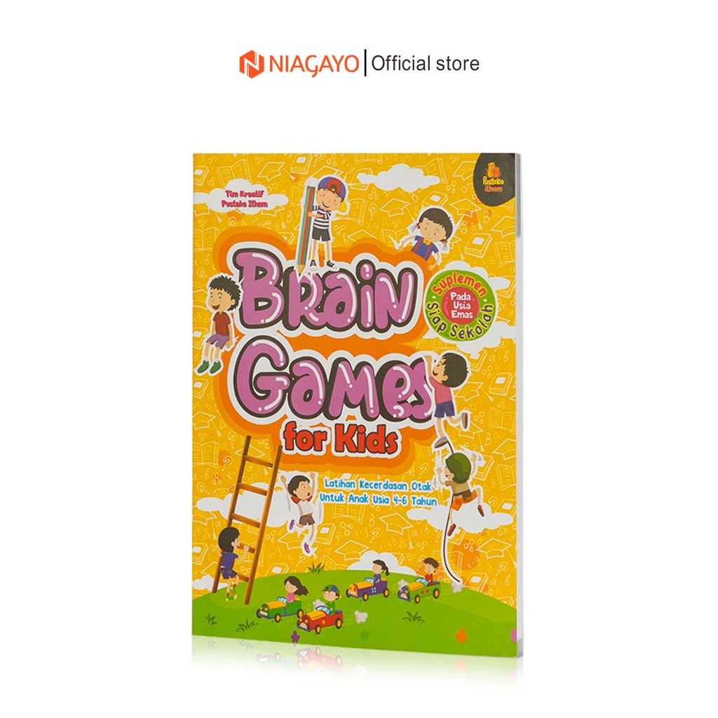 Jual Buku Anak TK Paud Brain Games for Kids 4 Sampai 6 Tahun Latihan ...