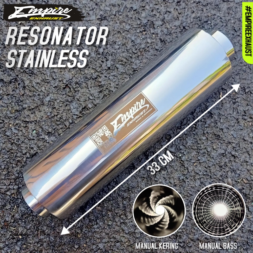 Jual Resonator Mobil Racing Full Stainless Karakter Bass / Kering Untuk ...