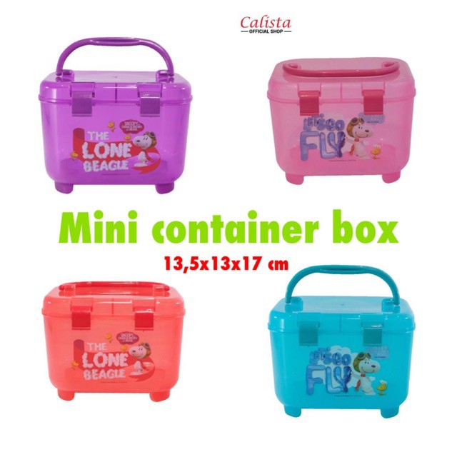 Jual Calista Mini Container / Kotak obat / Kontainer Box / Kotak ...