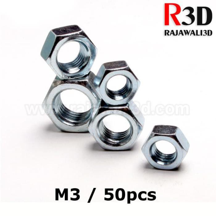 Jual Mur Nut M3 Putih 50pcs | Shopee Indonesia