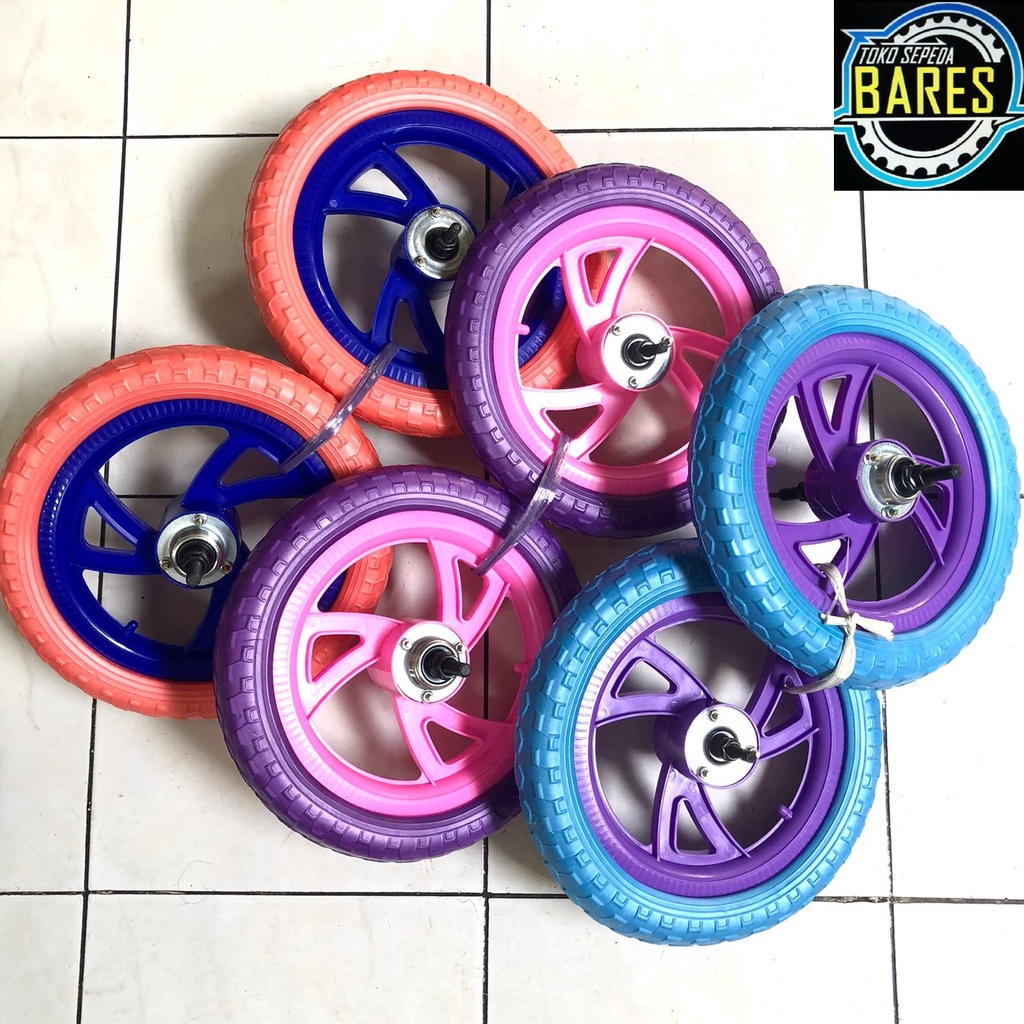 Jual Roda Velg Ban Mati EVA Sepeda BMX / Mini Anak 12 Atlantis AT-PJ ...