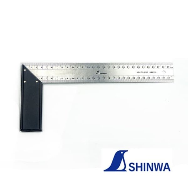 Jual Penggaris siku Tukang 25cm SHINWA 45 90 derajat | Shopee Indonesia