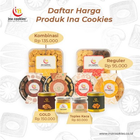 Jual Aneka Cookies dari ina Cookies ukuran kecil | Shopee Indonesia