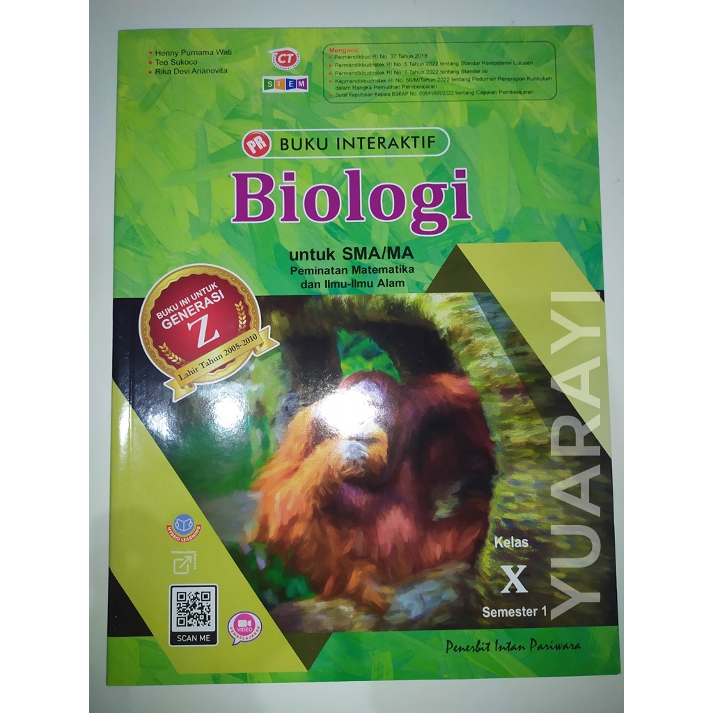Jual LKS PR Biologi Intan Pariwara Buku Interaktif | Shopee Indonesia