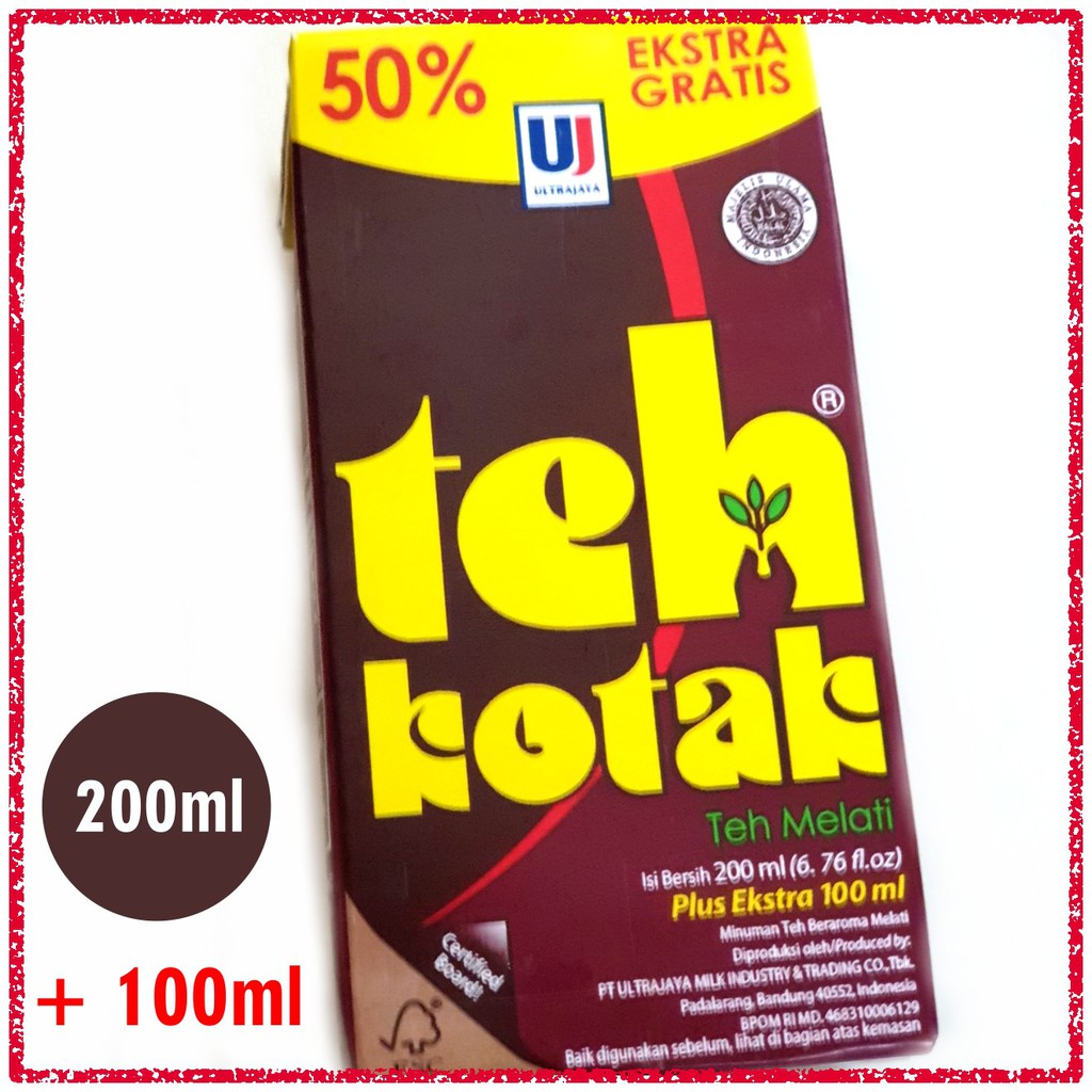 Jual Teh Kemasan Kotak Melati MInuman Jasmine Tea / Less Sugar 300ml ...