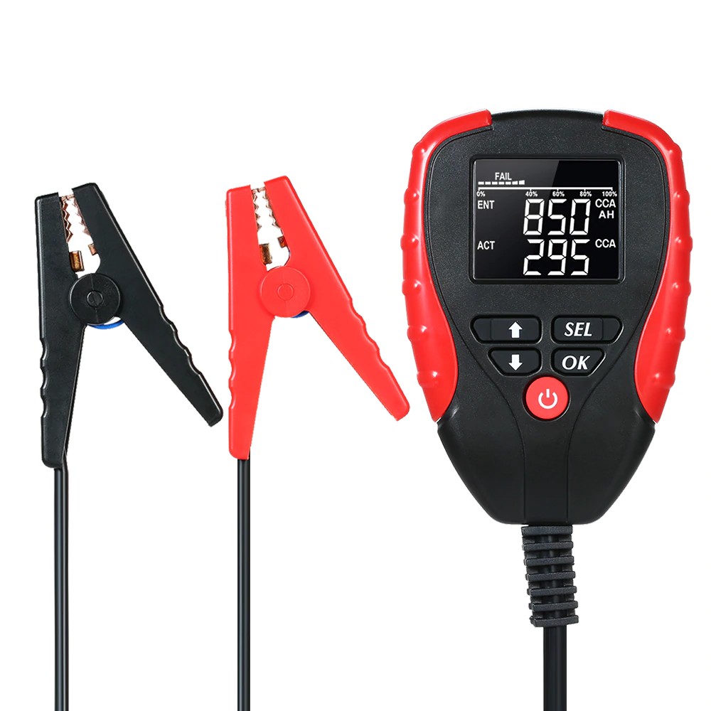 Jual IMPORT 12V Digital Car Battery Tester Automotive AH CCA Voltage ...