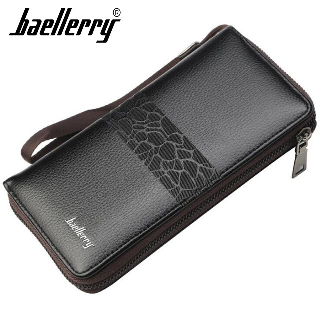 Jual BAELLERRY 6085 Dompet Pria Wanita Panjang Bahan Kulit PU Leather ...