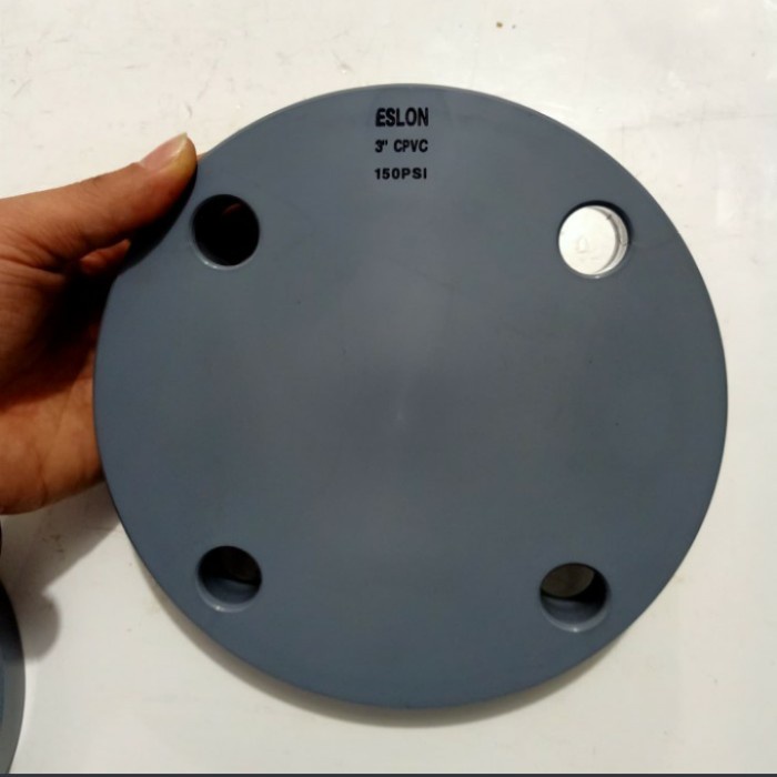 Jual Blind Flange CPVC Sch80 3" 150# Eslon | Shopee Indonesia