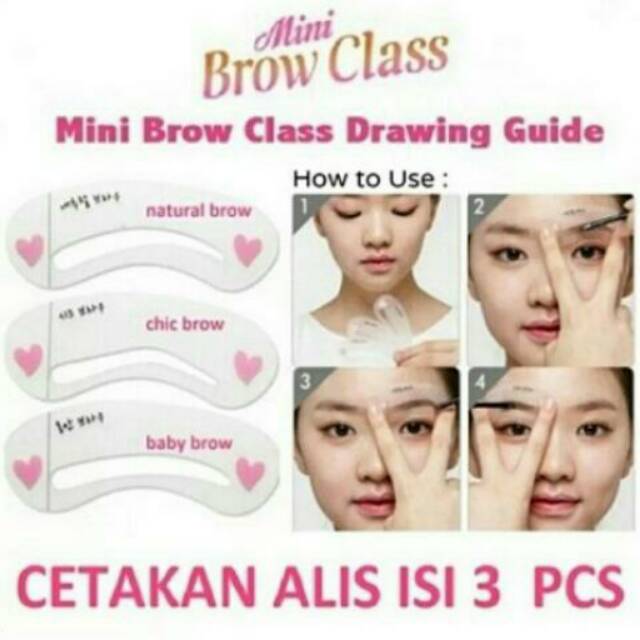 Jual CETAKAN ALIS MINI EYEBROW CLASS | Shopee Indonesia