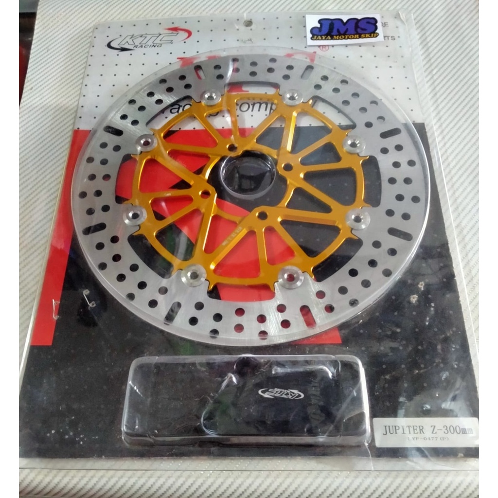 Jual Piringan Disc KTC Racing Jupiter 300mm Gold Floating | Shopee ...