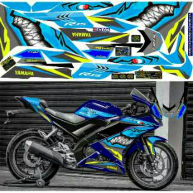 Jual Decal R15 Shark Full Body | Shopee Indonesia