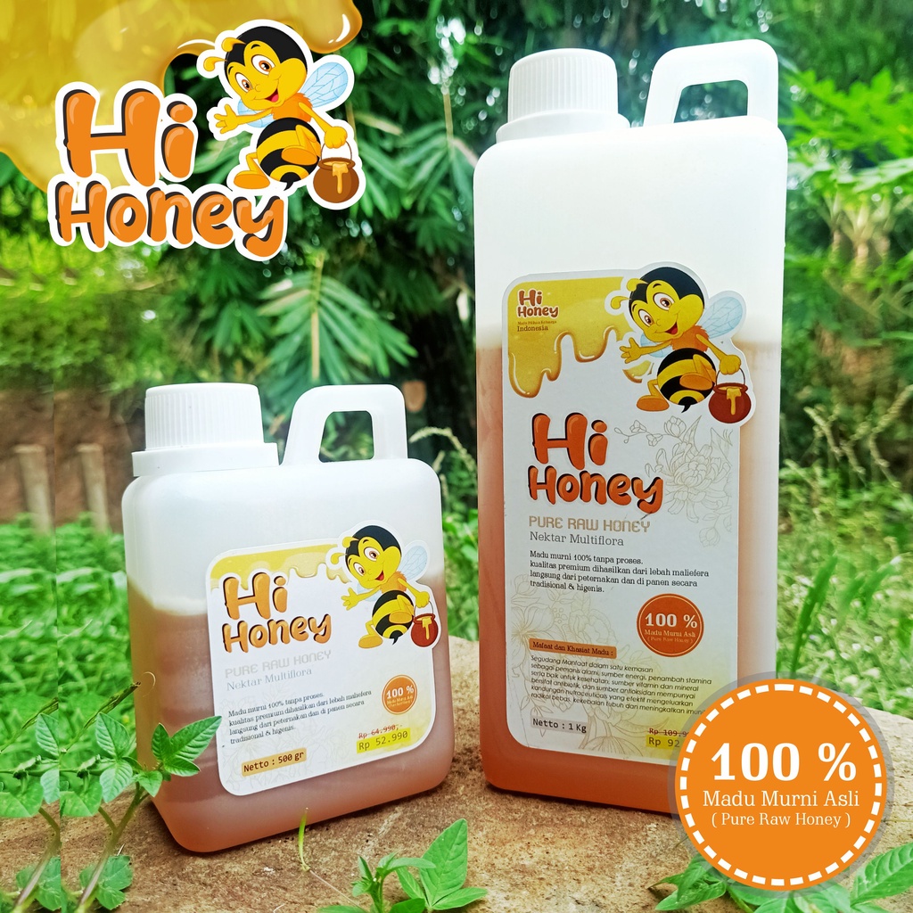 Jual HI HONEY GRADE A | Madu Murni Asli | PANEN 3 BULAN SEKALI | Nektar ...