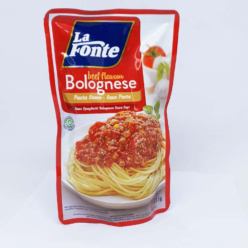 Jual LA FONTE BOLOGNESE PASTA SAUCE 315 GR - LAFONTE SAUS SAOS ...
