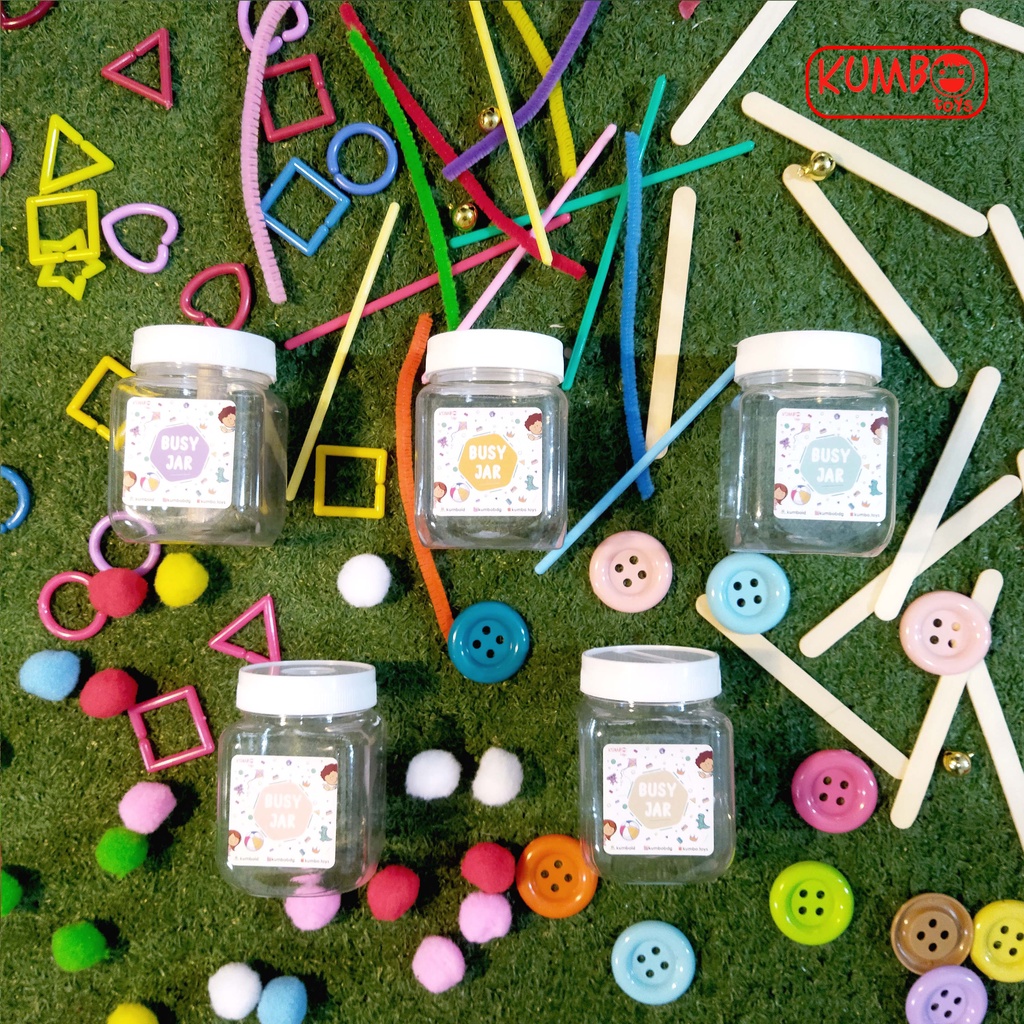 Jual Mainan Montessori Busy Jar Fine Motoric Play Mainan Sensory ...