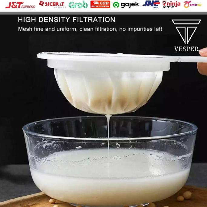 Jual nylon filter strainer soy milk coffee / saringan susu kacang ...