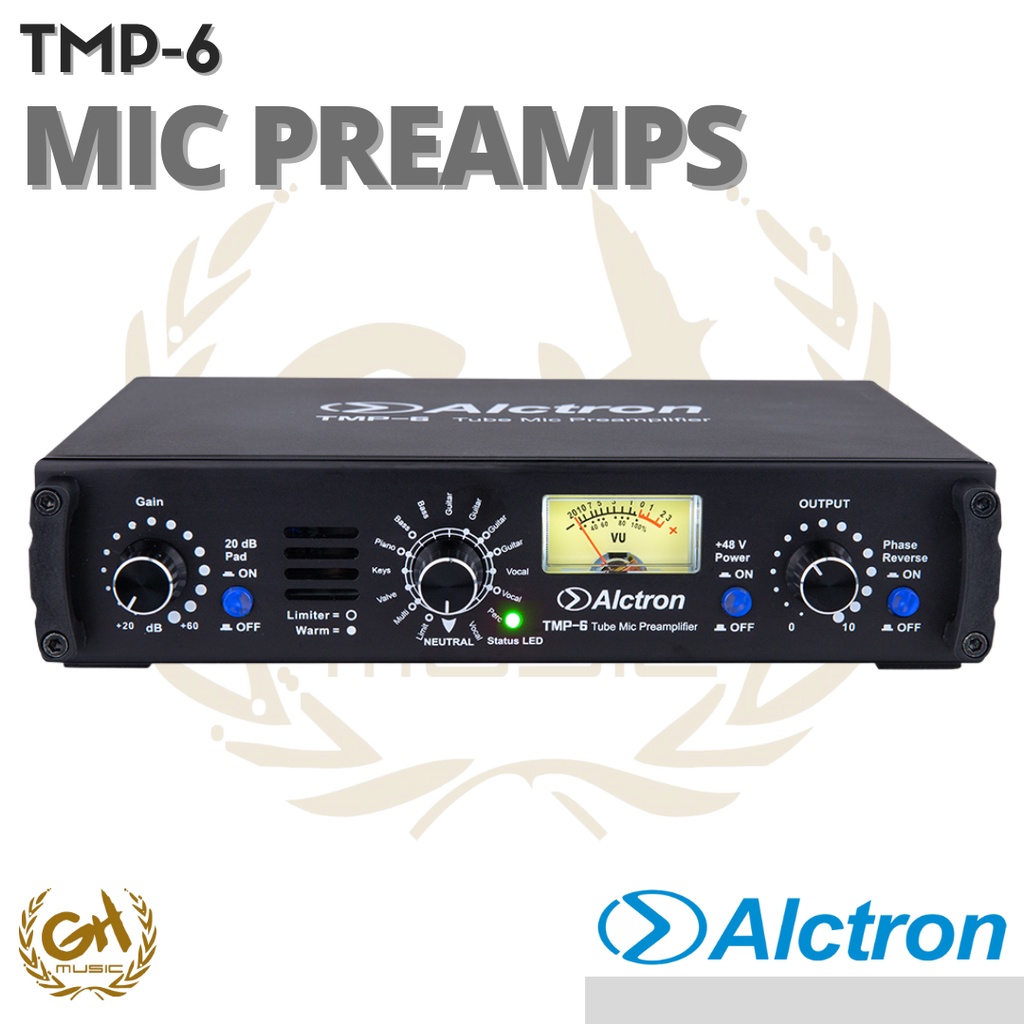 Jual ALCTRON TMP6 MIC PREAMPS, TMP-6 TUBE MIC PRE AMPLIFIER | Shopee ...