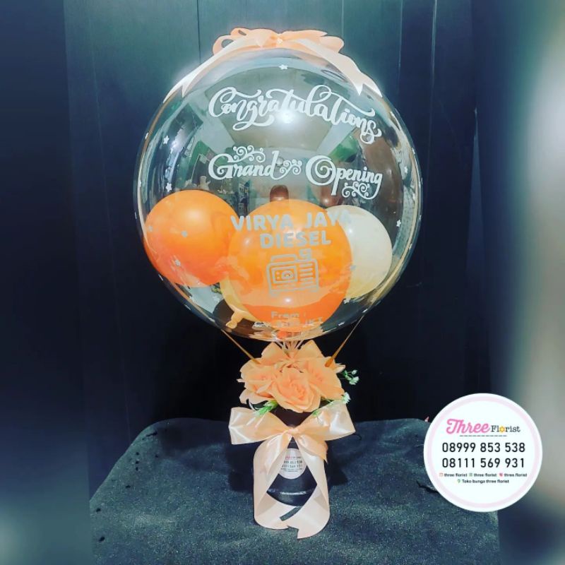 Jual hadiah ucapan grand opening / hadiah ucapan selamat / gift balon ...