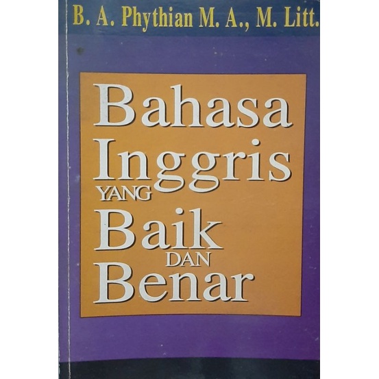 Jual Bahasa Inggris Yang Baik Dan Benar | Shopee Indonesia