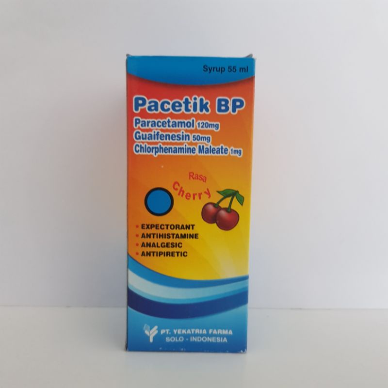 Jual pacetik BP syrup sirup syr 55ml 55 ml obat batuk pilek anak ...
